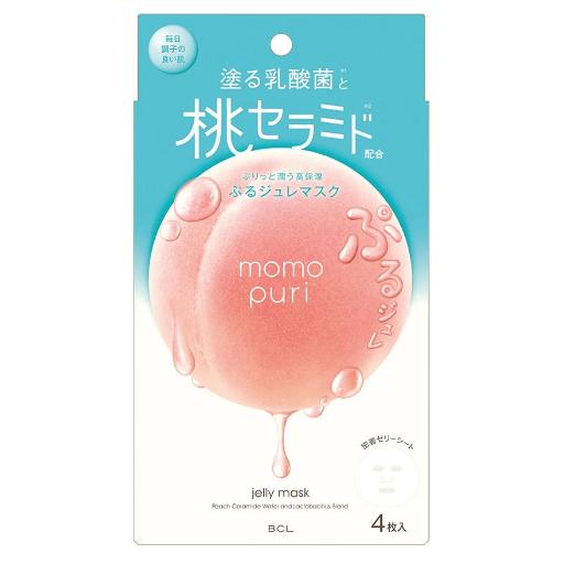 Momo Puri 蜜桃保湿啫喱面膜 - 片装面膜 | 金英化妆药房